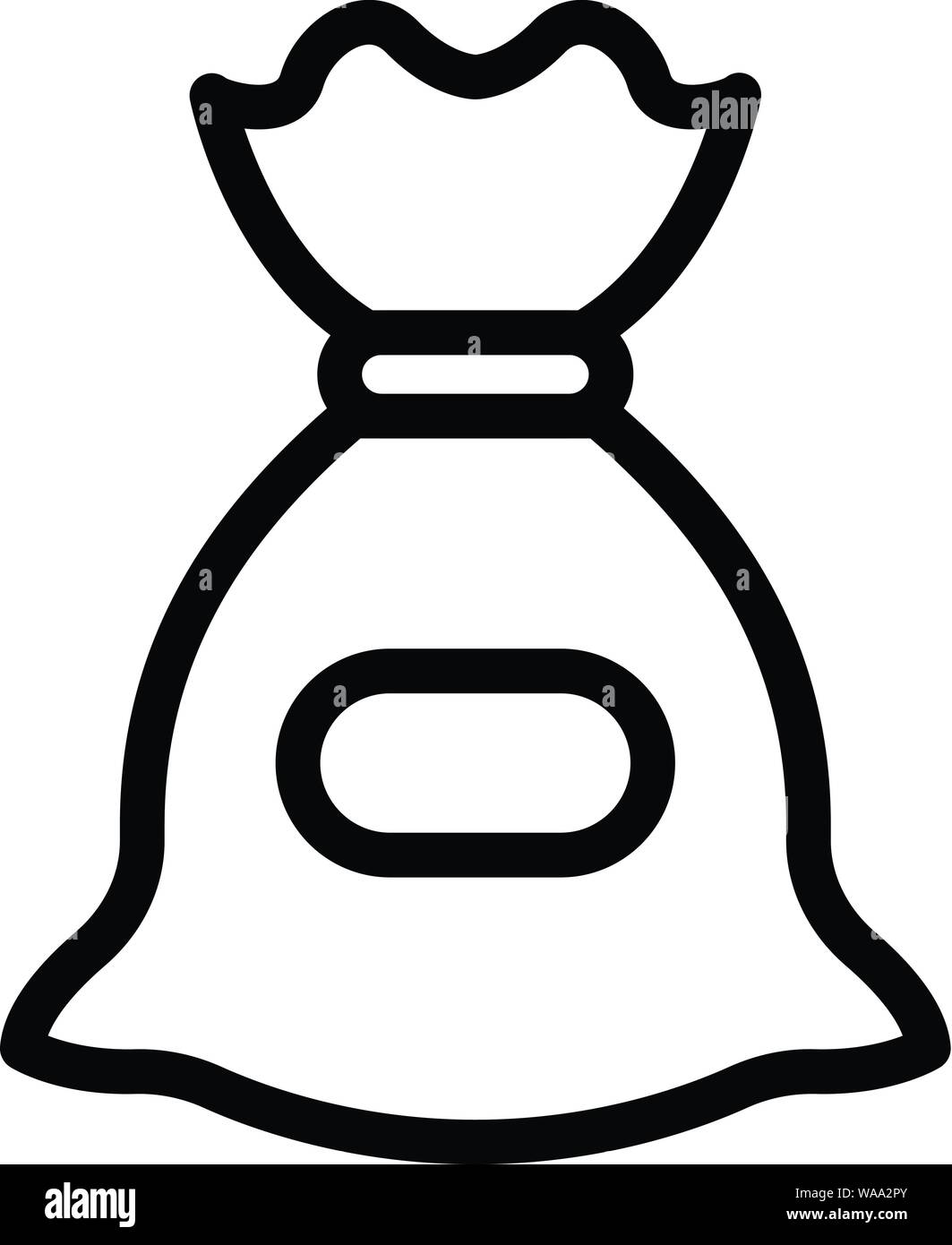 Flour sack icon, outline style Stock Vector Image & Art - Alamy