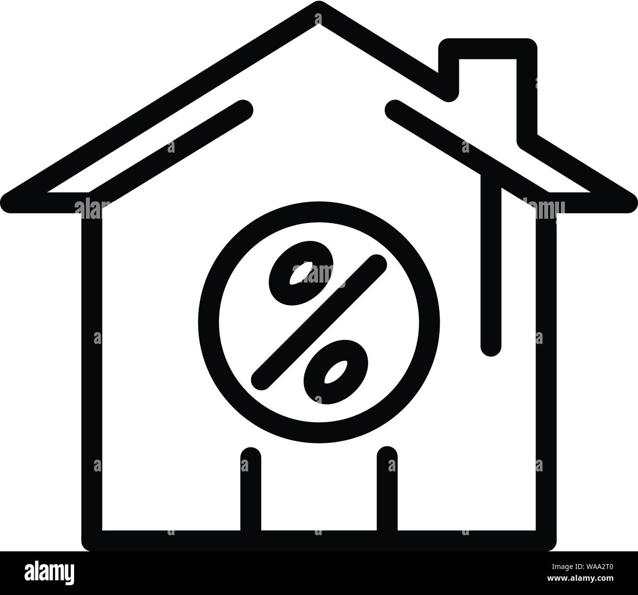 Purchase leasing house icon, outline style Stock Vector Image & Art - Alamy