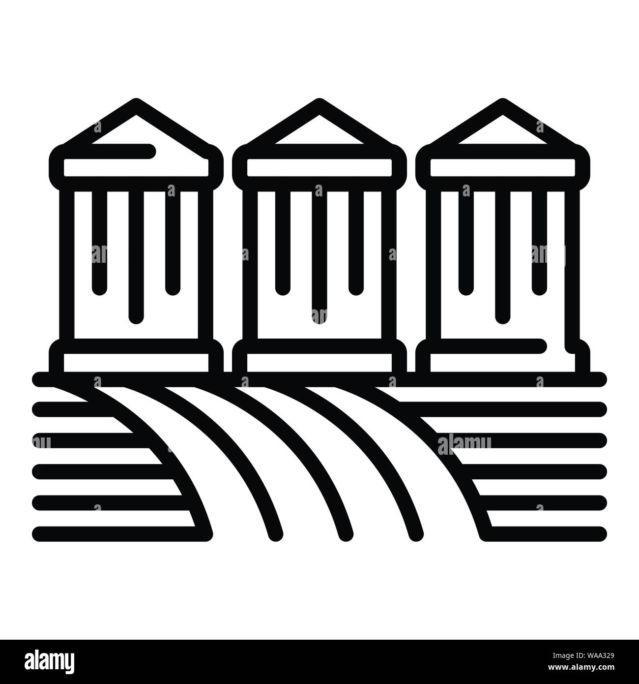 Farm stock building icon, outline style Stock Vector Image & Art - Alamy