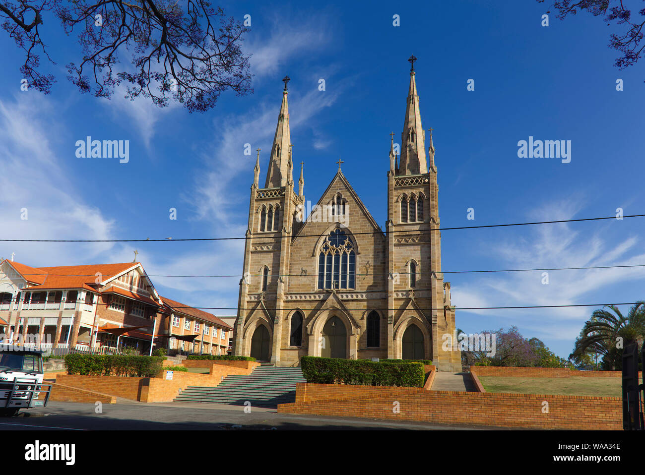 St Mary's Catholic Church built in 1905 with Helidon sandstone Ipswich ...