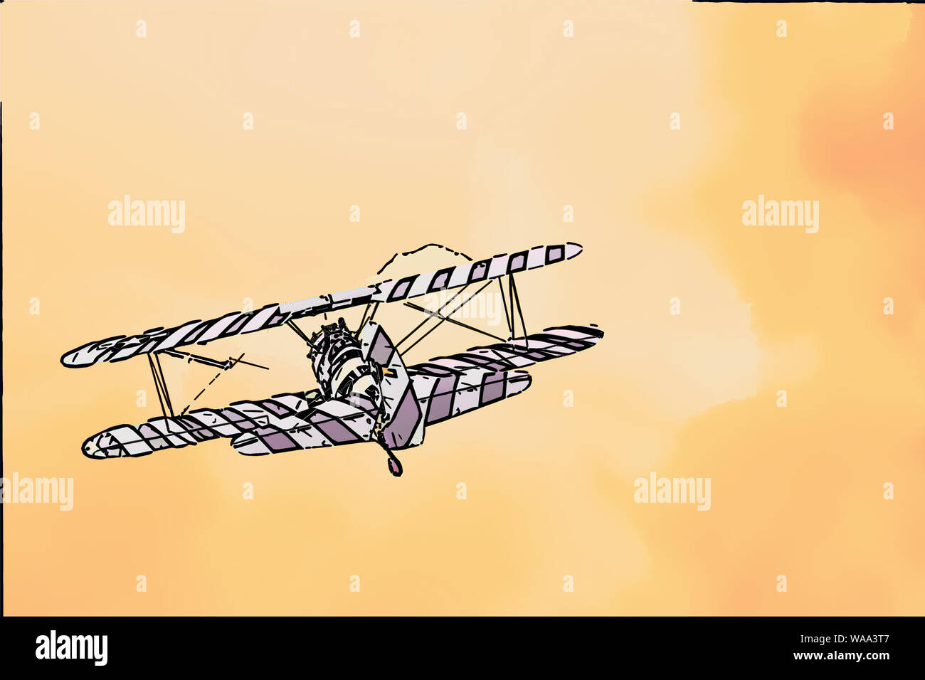 Fighter plane drawing hi-res stock photography and images - Alamy