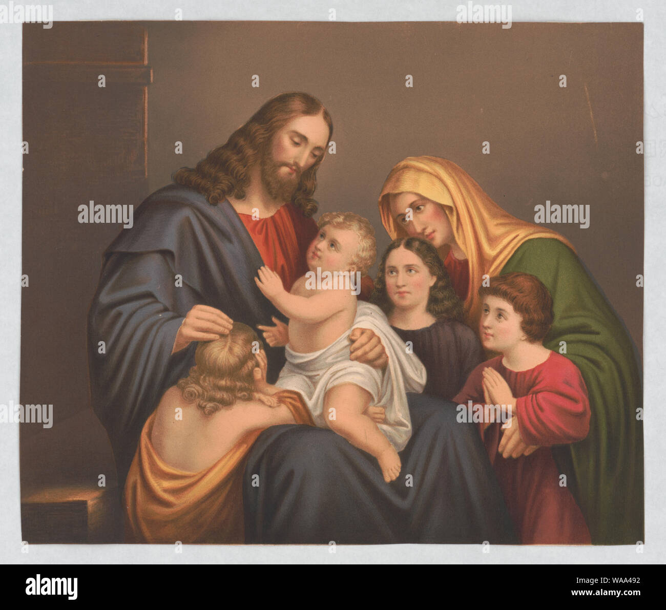 Christ blessing the children hi-res stock photography and images - Alamy