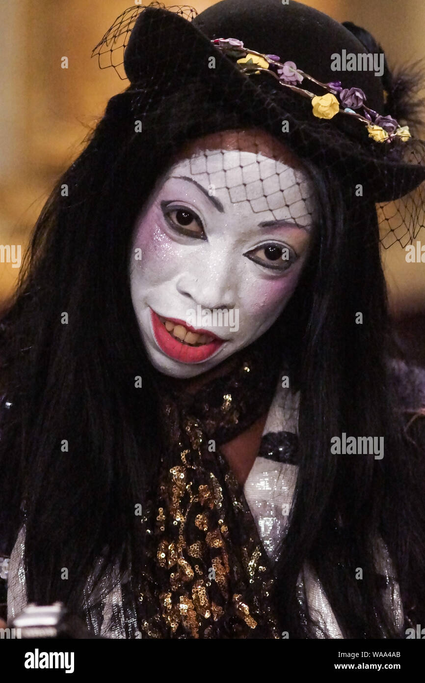 London, UK. 18th Aug, 2019. Geisha Davis, of Britain's Got Talent fame ...