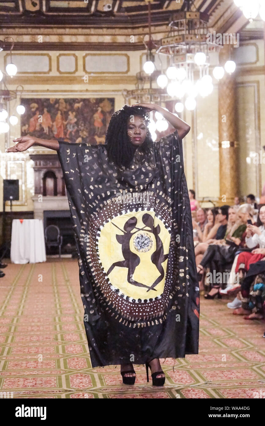 London, UK. 18th Aug, 2019. Geisha Davis, of Britain's Got Talent fame ...