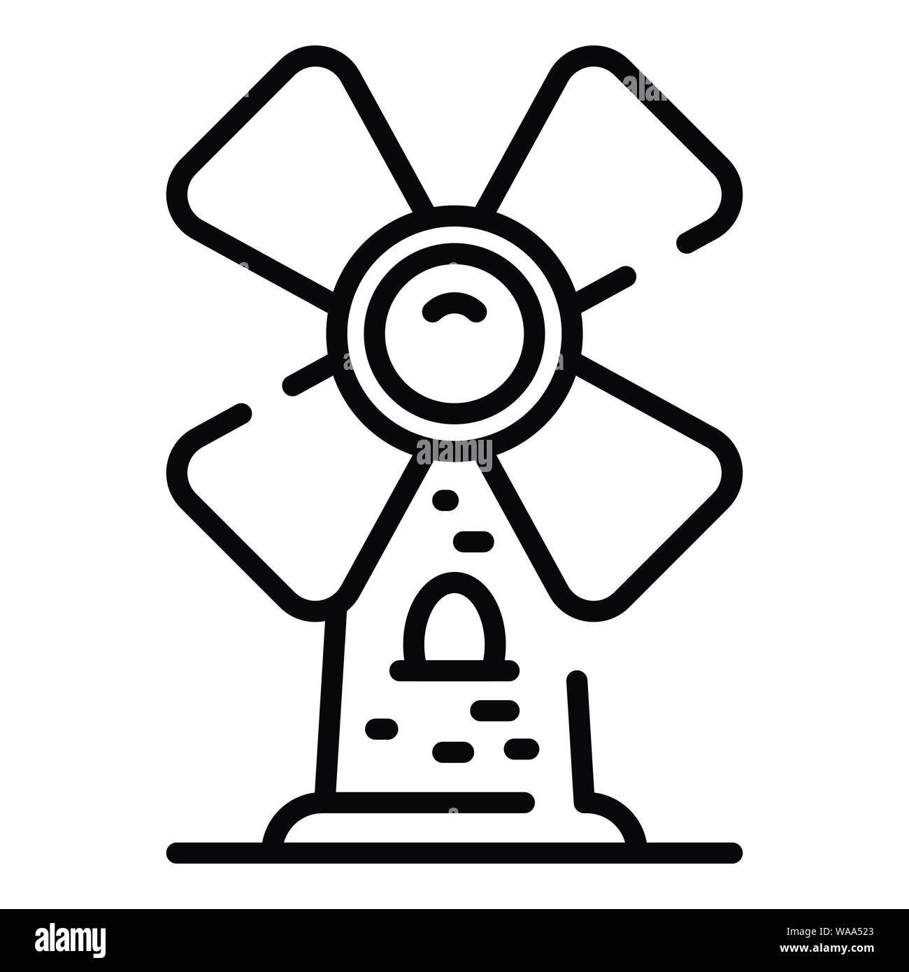 Farm mill icon, outline style Stock Vector Image & Art - Alamy