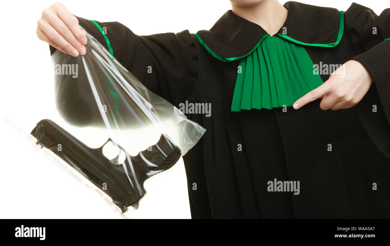 Law court or justice concept. Woman lawyer attorney wearing classic ...