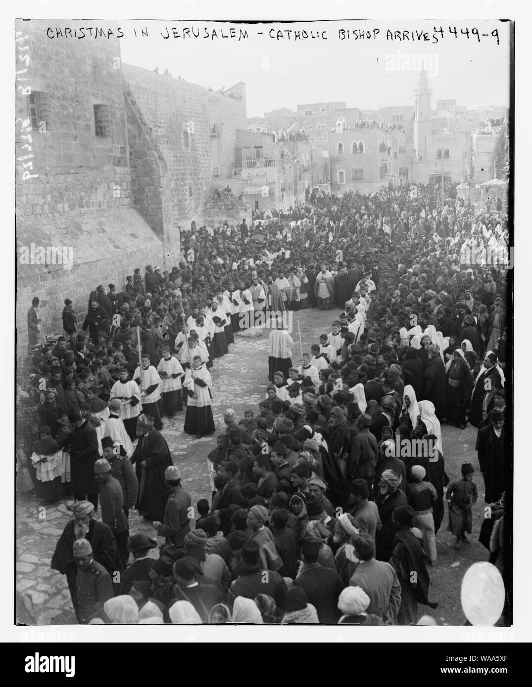 Christmas in Jerusalem [i.e. Bethlehem] -- Catholic Bishop arrives ...