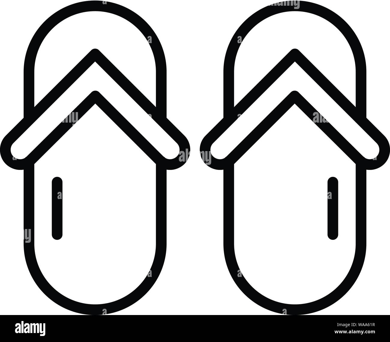 Beach slippers icon, outline style Stock Vector Image & Art - Alamy Beach slippers icon, outline style Stock Vector Image & Art - Alamy