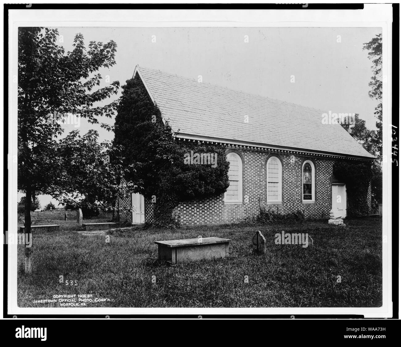 Church tower in town Cut Out Stock Images & Pictures - Alamy