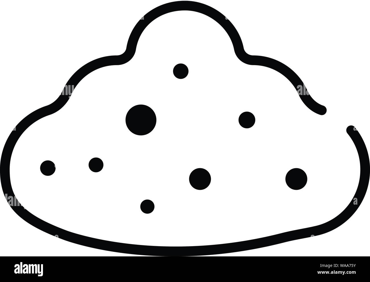 Humus icon, outline style Stock Vector Image & Art - Alamy