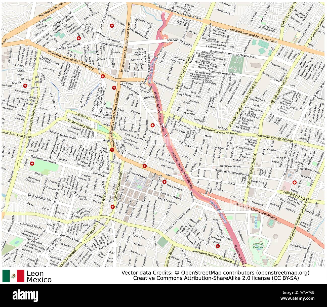 Map Of Matamoros Mexico High Resolution Stock Photography and Images ...