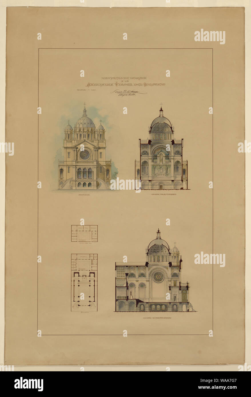 Longitudinal Plan Church