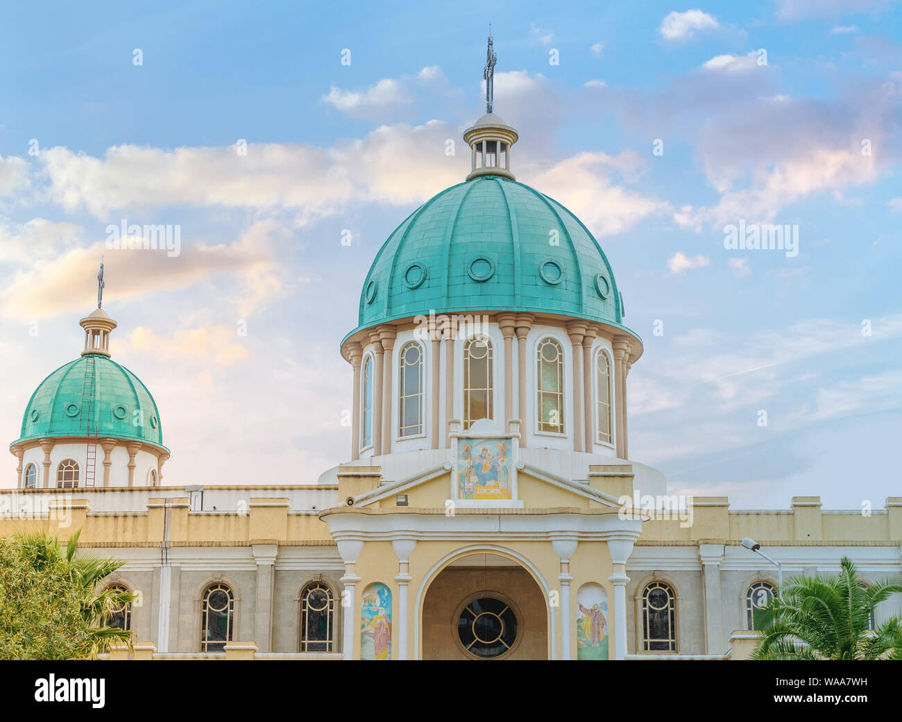 Bole Medhane Alem (Saviour of the World) Cathedral. Exterior Of The ...