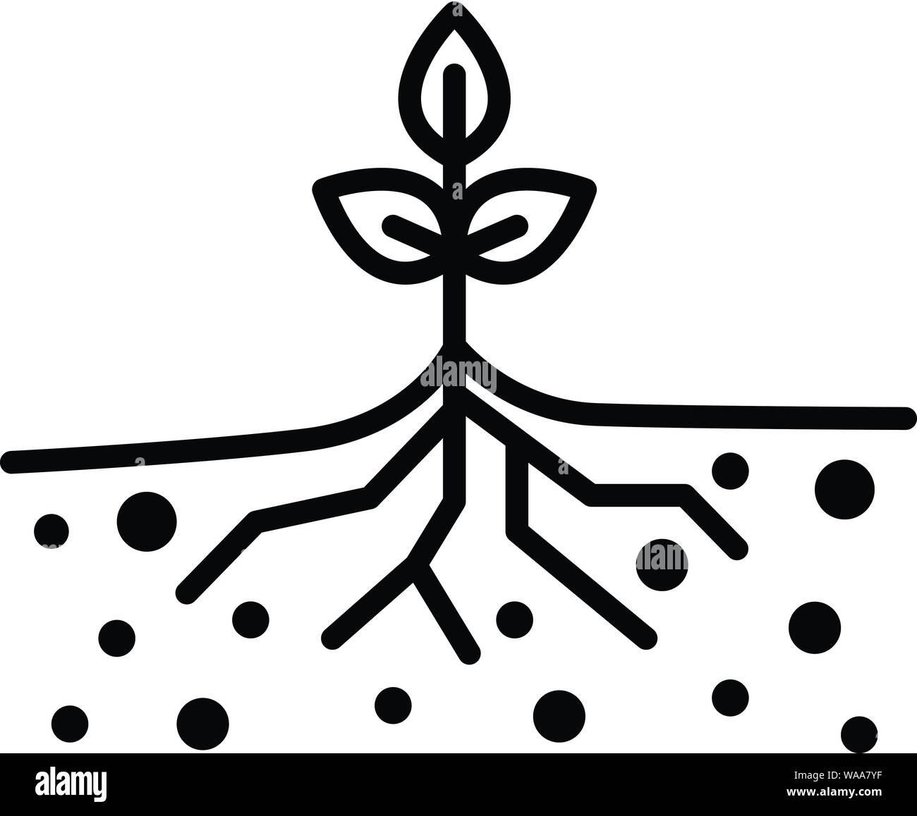 Young Sprout With Root Icon Outline Style Stock Vector Image Art Alamy young-sprout-with-root-icon-outline-style-stock-vector-image-art-alamy