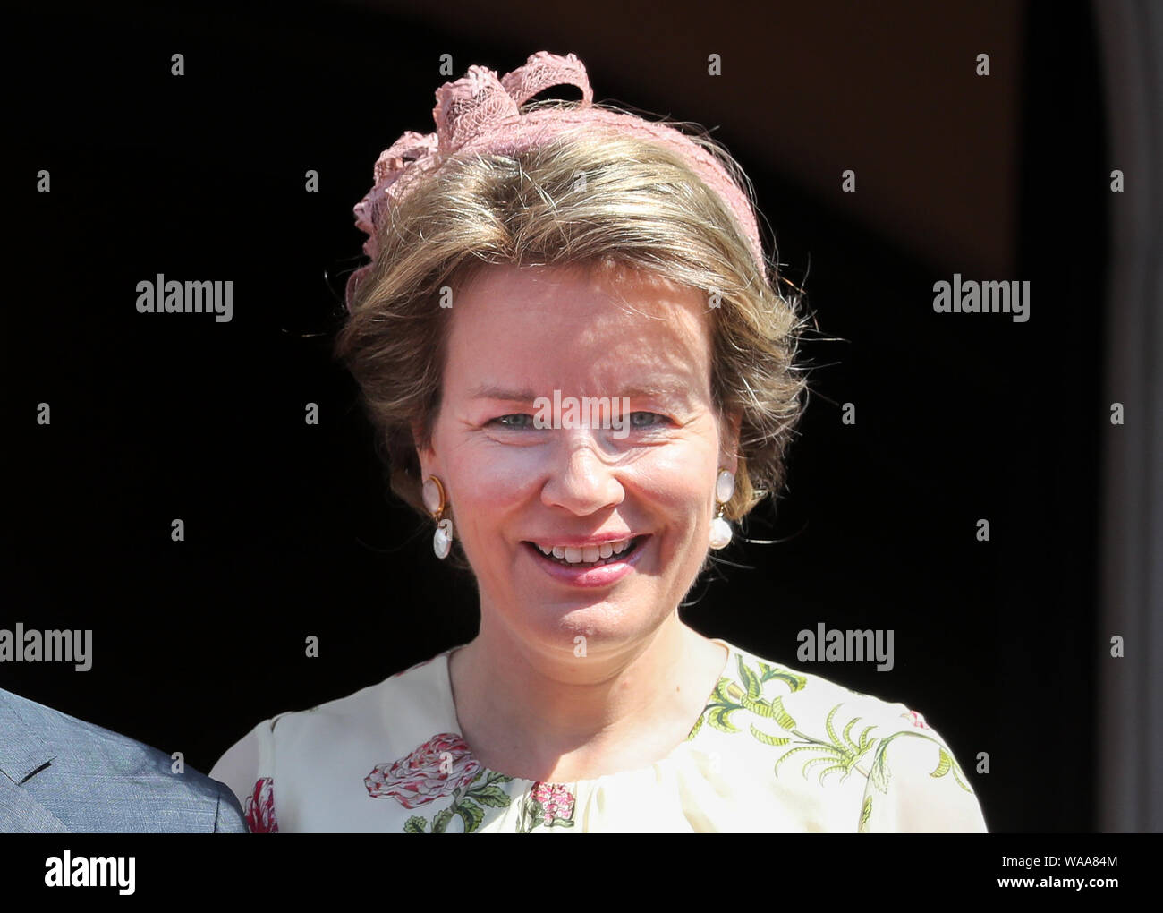10 July 2019, Saxony-Anhalt, Wittenberg: The Belgian Queen Mathilde ...