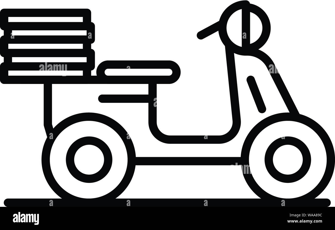 Moto delivery Black and White Stock Photos & Images - Alamy