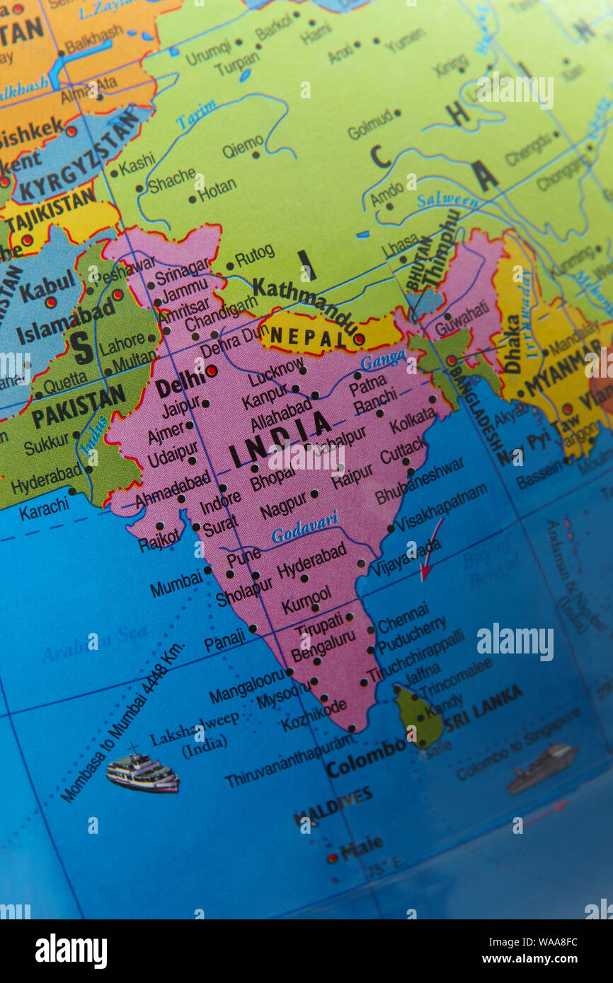 World globe still life india hi-res stock photography and images - Alamy