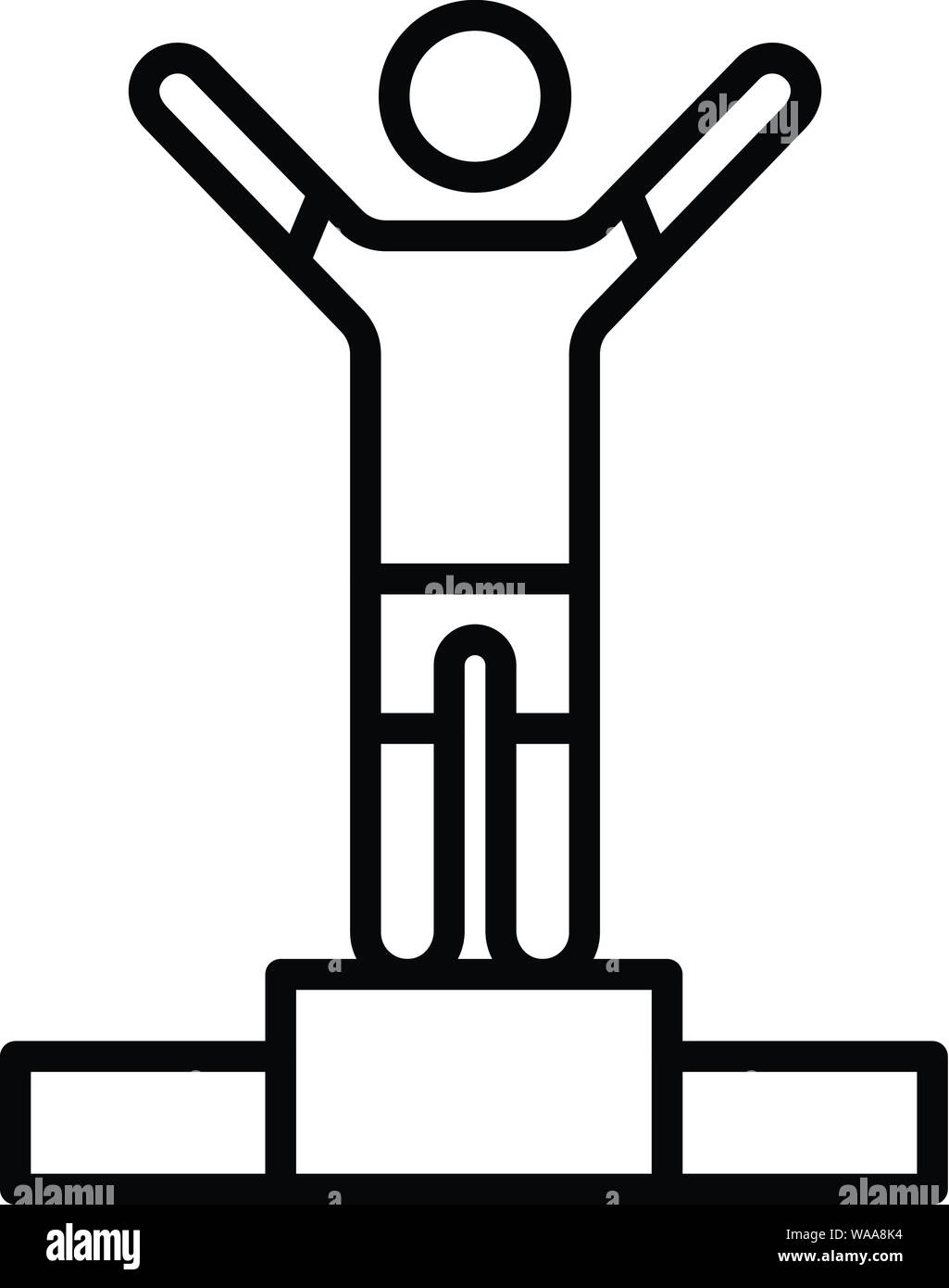 Champion icon, outline style Stock Vector Image & Art - Alamy