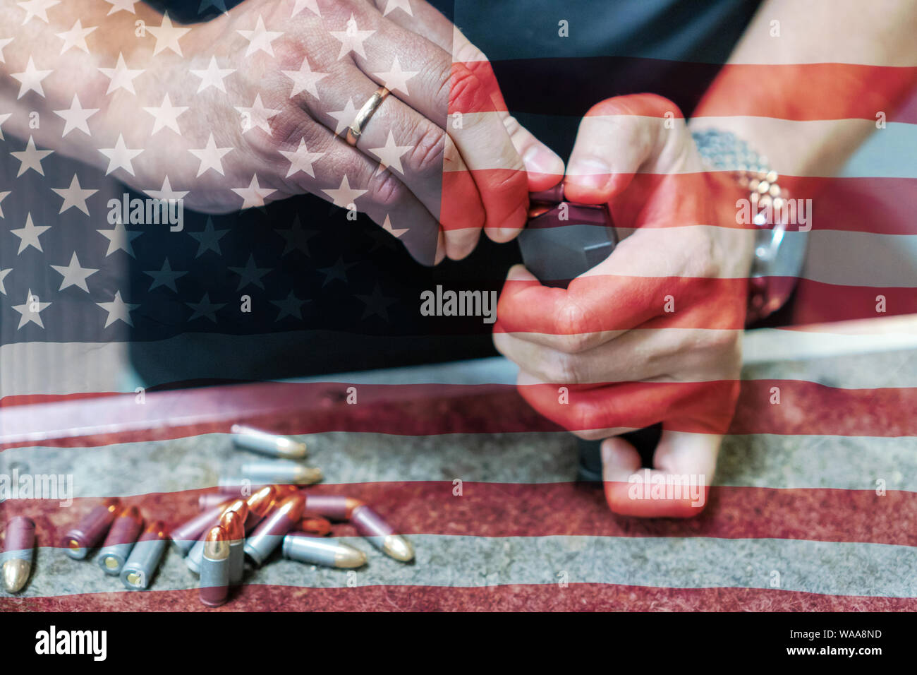 Shooting range flag hi-res stock photography and images - Alamy