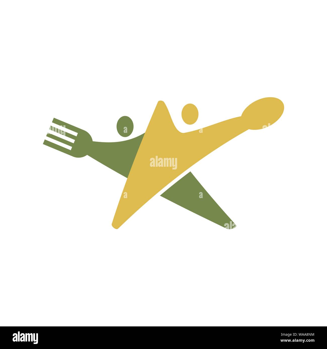 Restaurant Service Abstract Logo Template Symbol Icon Stock Vector ...