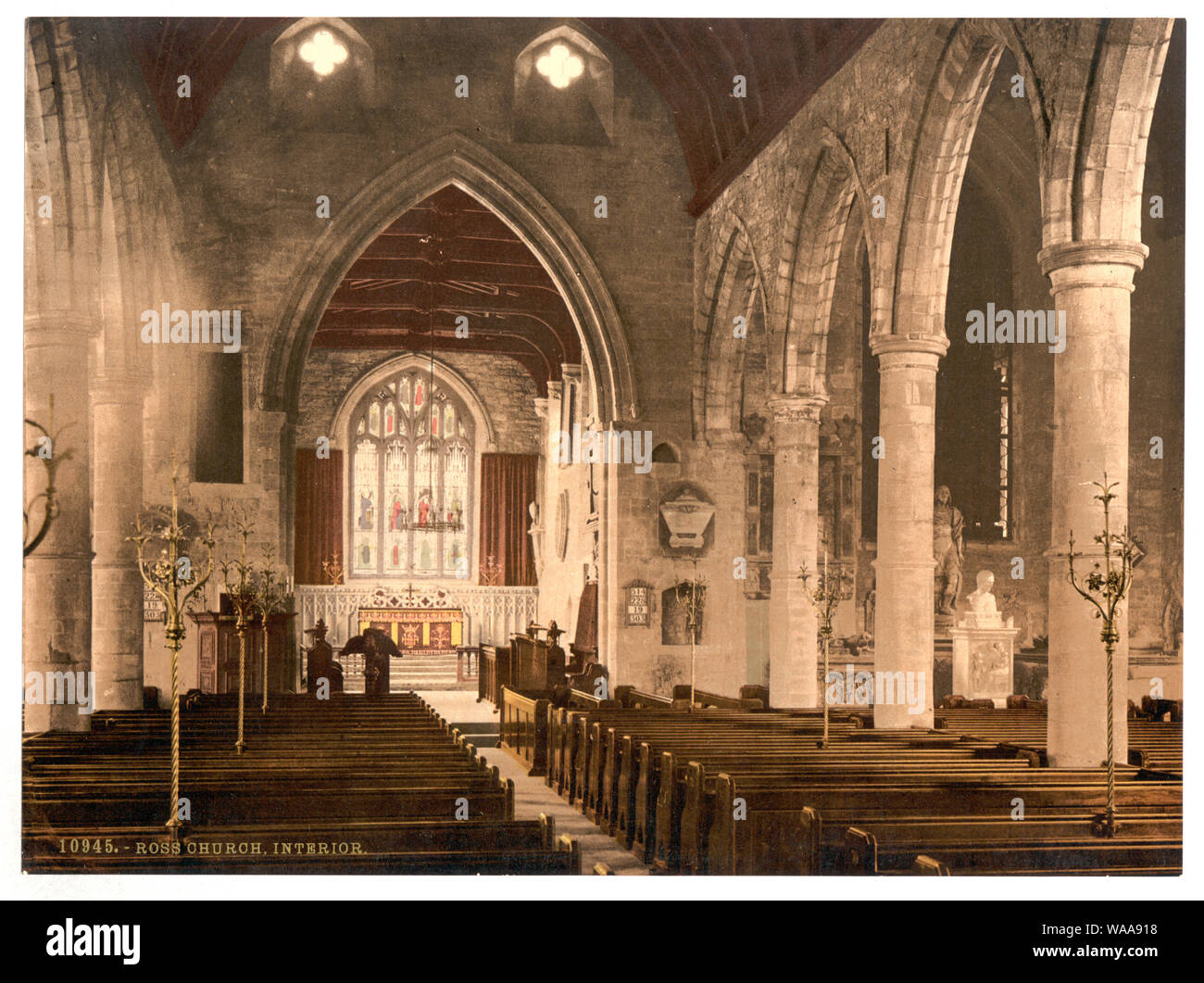 Interior church in historic Cut Out Stock Images & Pictures - Alamy