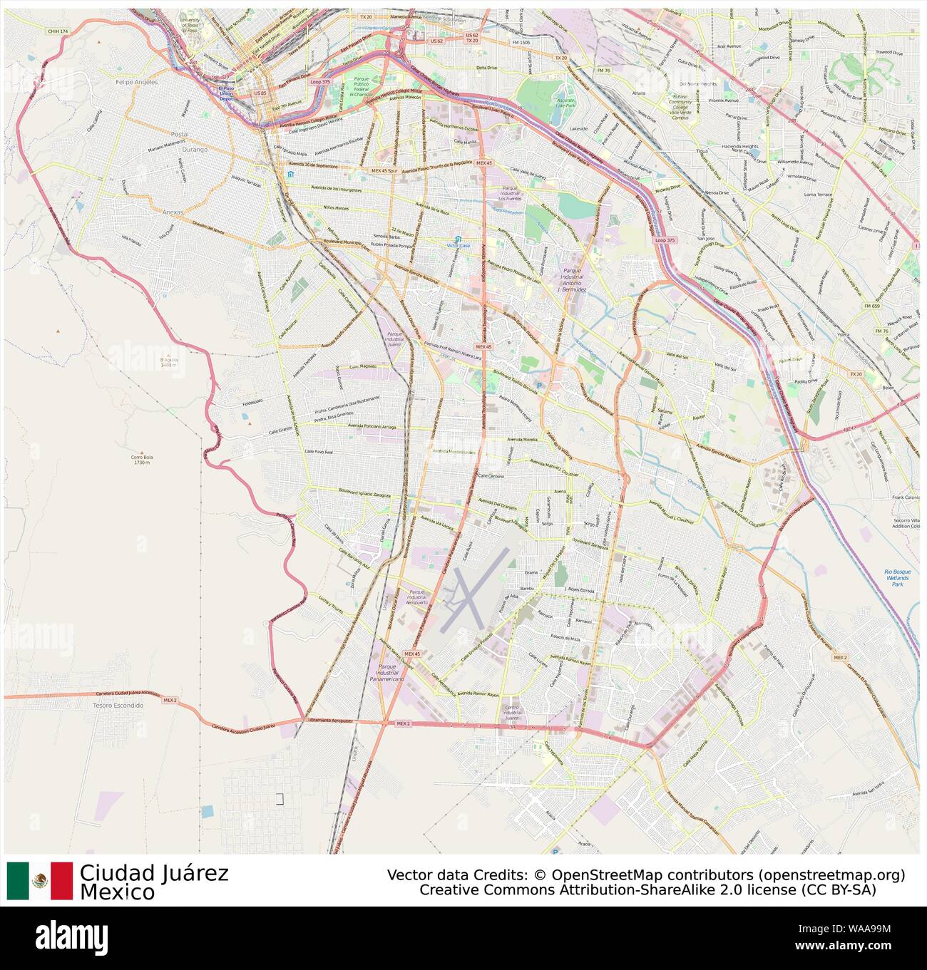 Map Of Ciudad Madero High Resolution Stock Photography and Images - Alamy