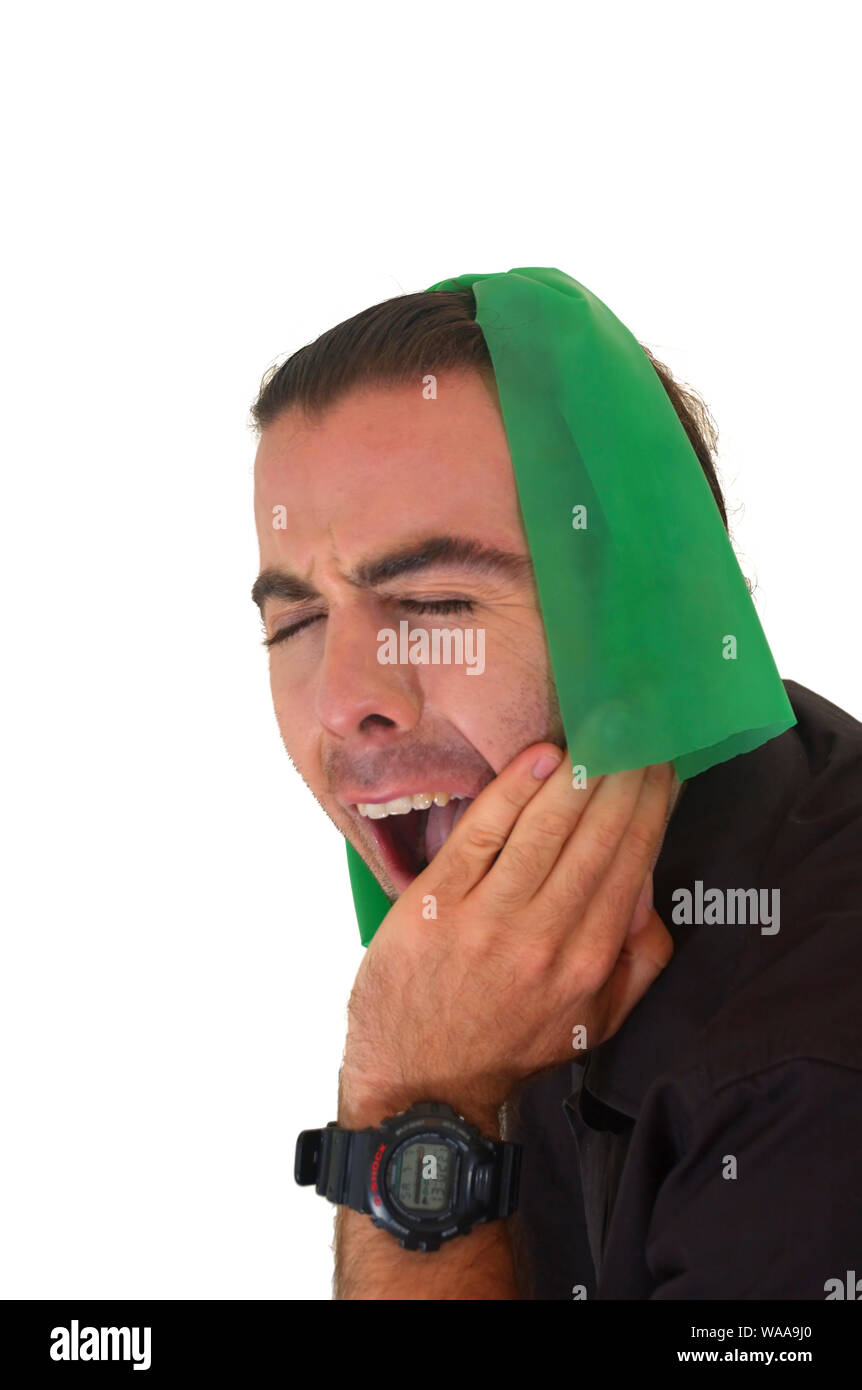 Man tooth pain humour hi-res stock photography and images - Alamy