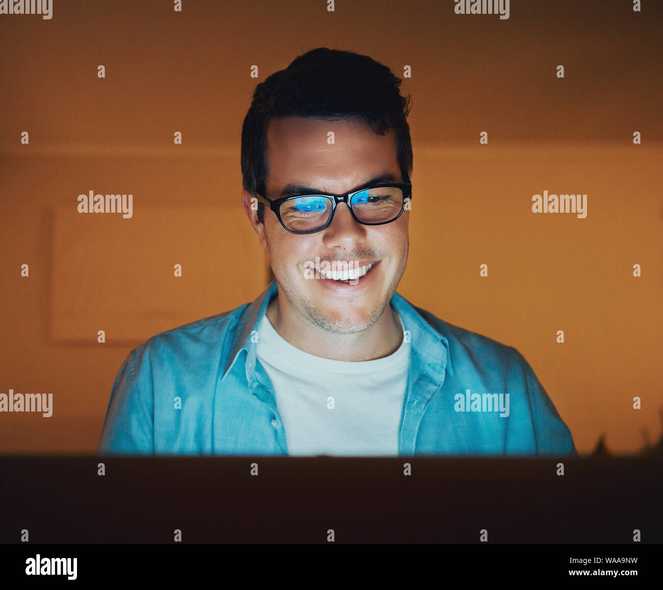 Late night surfing hi-res stock photography and images - Alamy