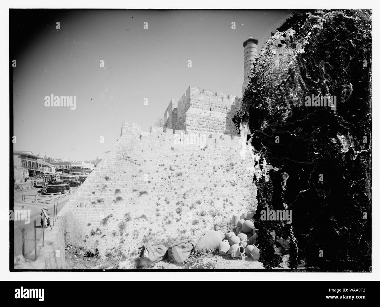 Tower historical wall fortress Cut Out Stock Images & Pictures - Alamy