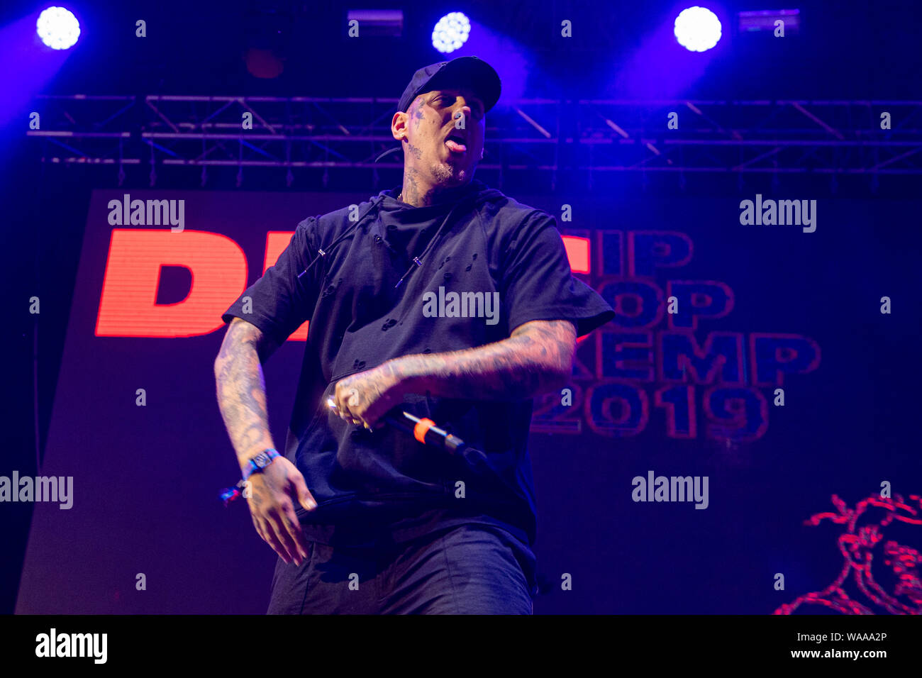 Hradec Kralove, Czech Republic. 17th Aug, 2019. Slovak raper Separ ...