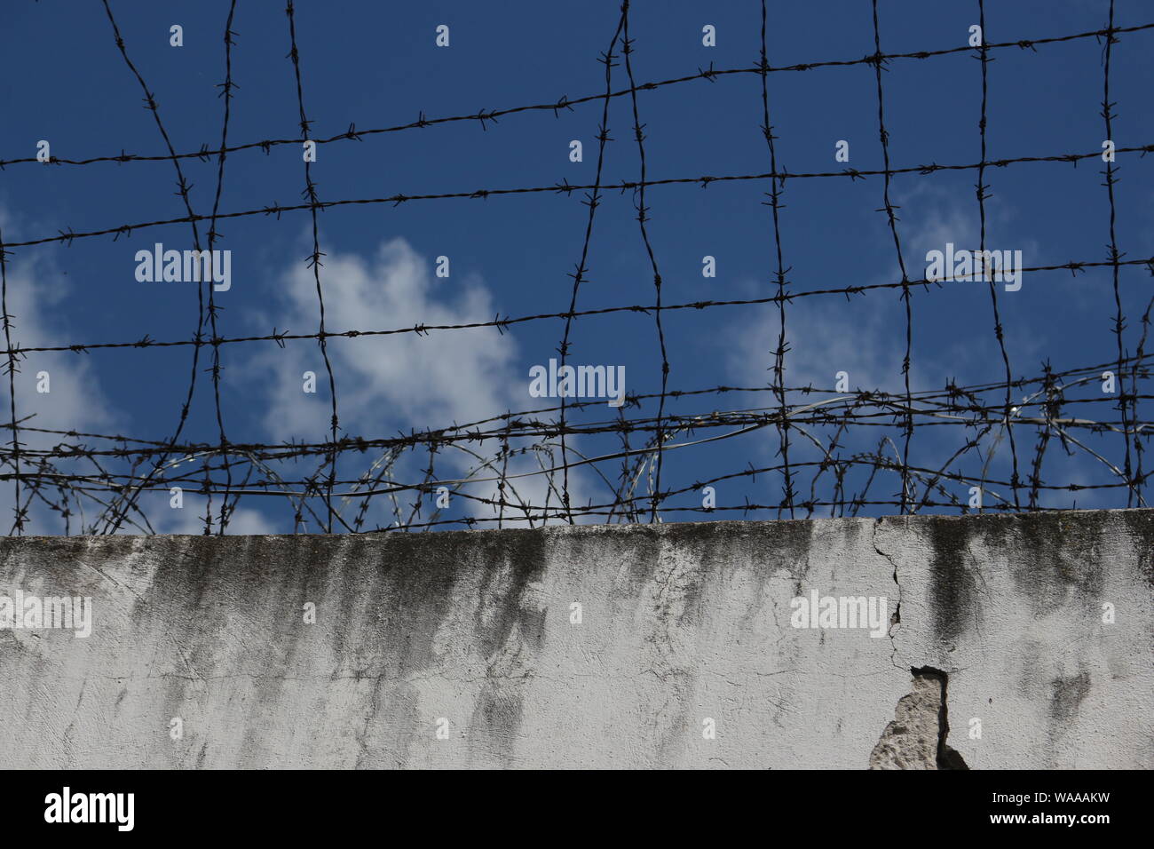 Jail fence hi-res stock photography and images - Alamy