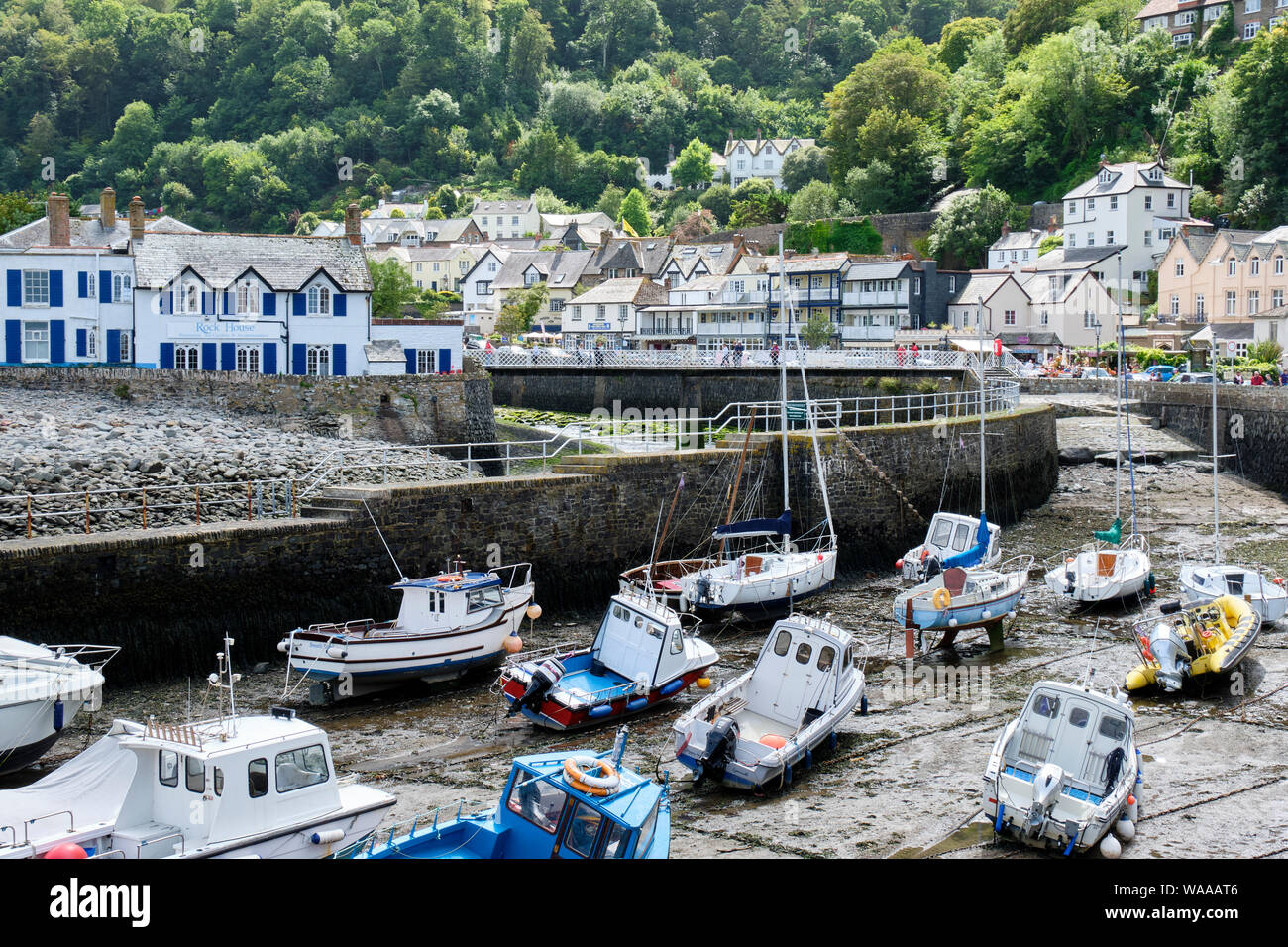 Lynmouth Harbour Devon High Resolution Stock Photography and Images - Alamy