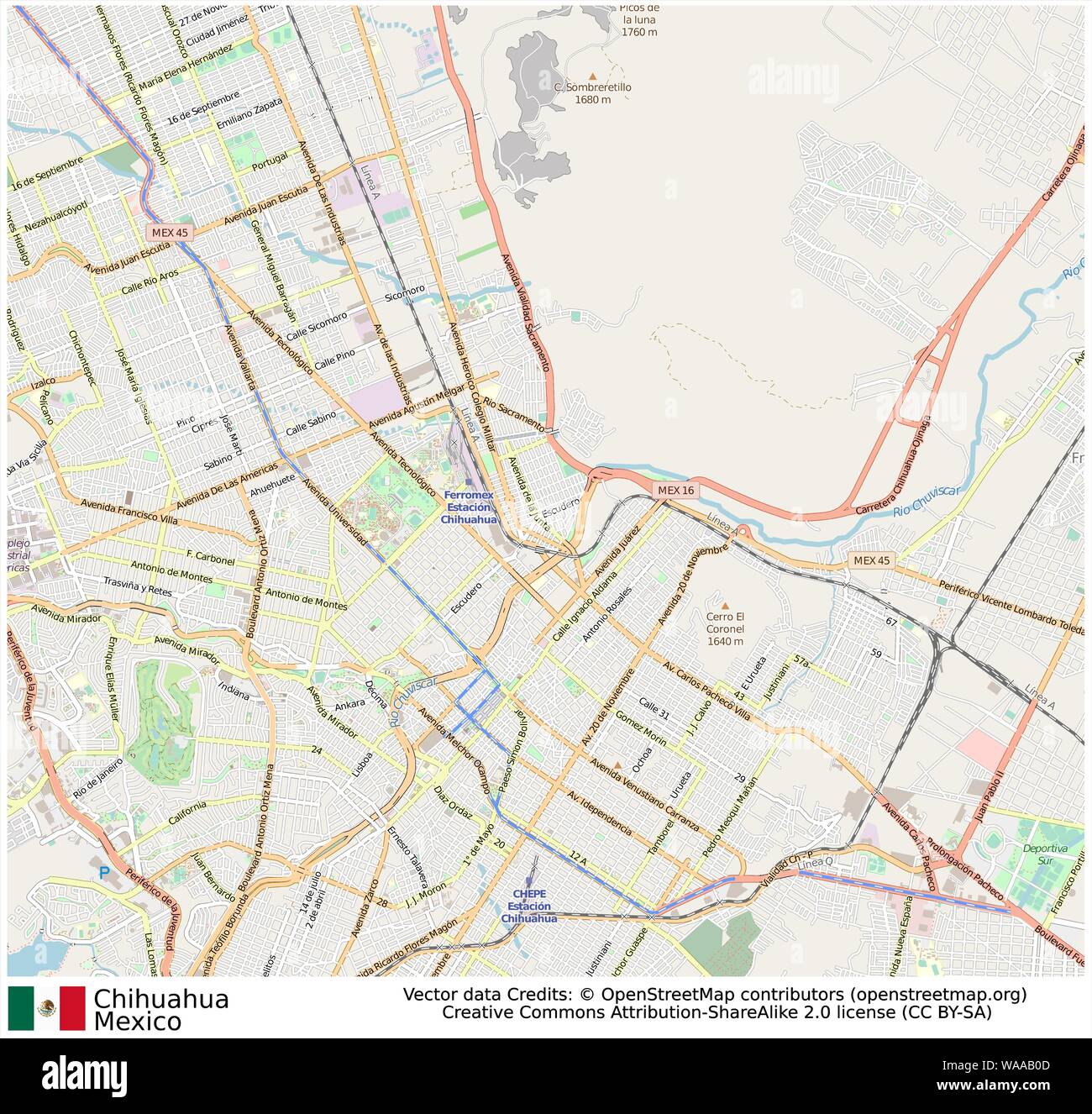 Map Of Matamoros Mexico High Resolution Stock Photography and Images ...