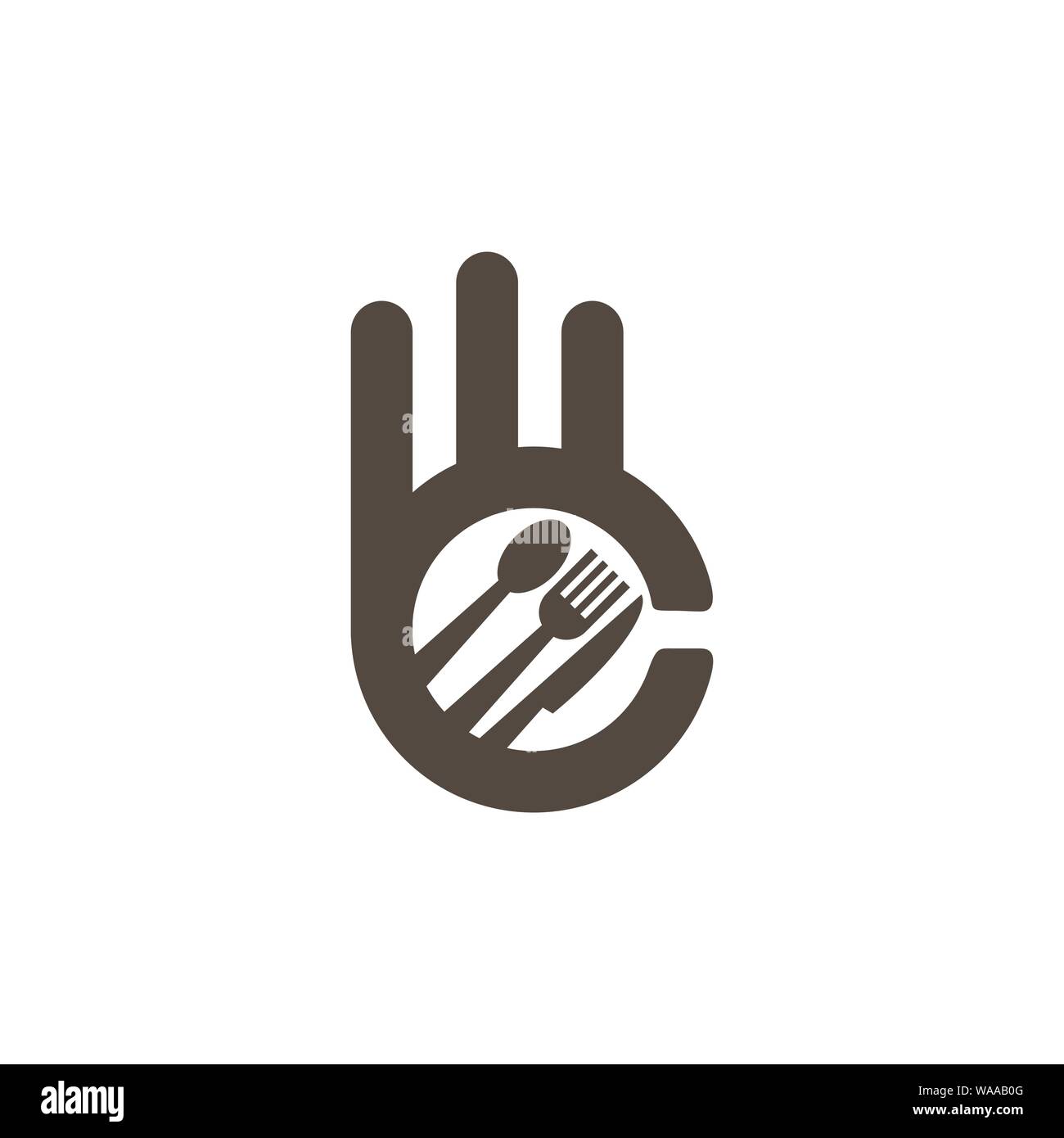 Restaurant Service Abstract Logo Template Symbol Icon Stock Vector ...