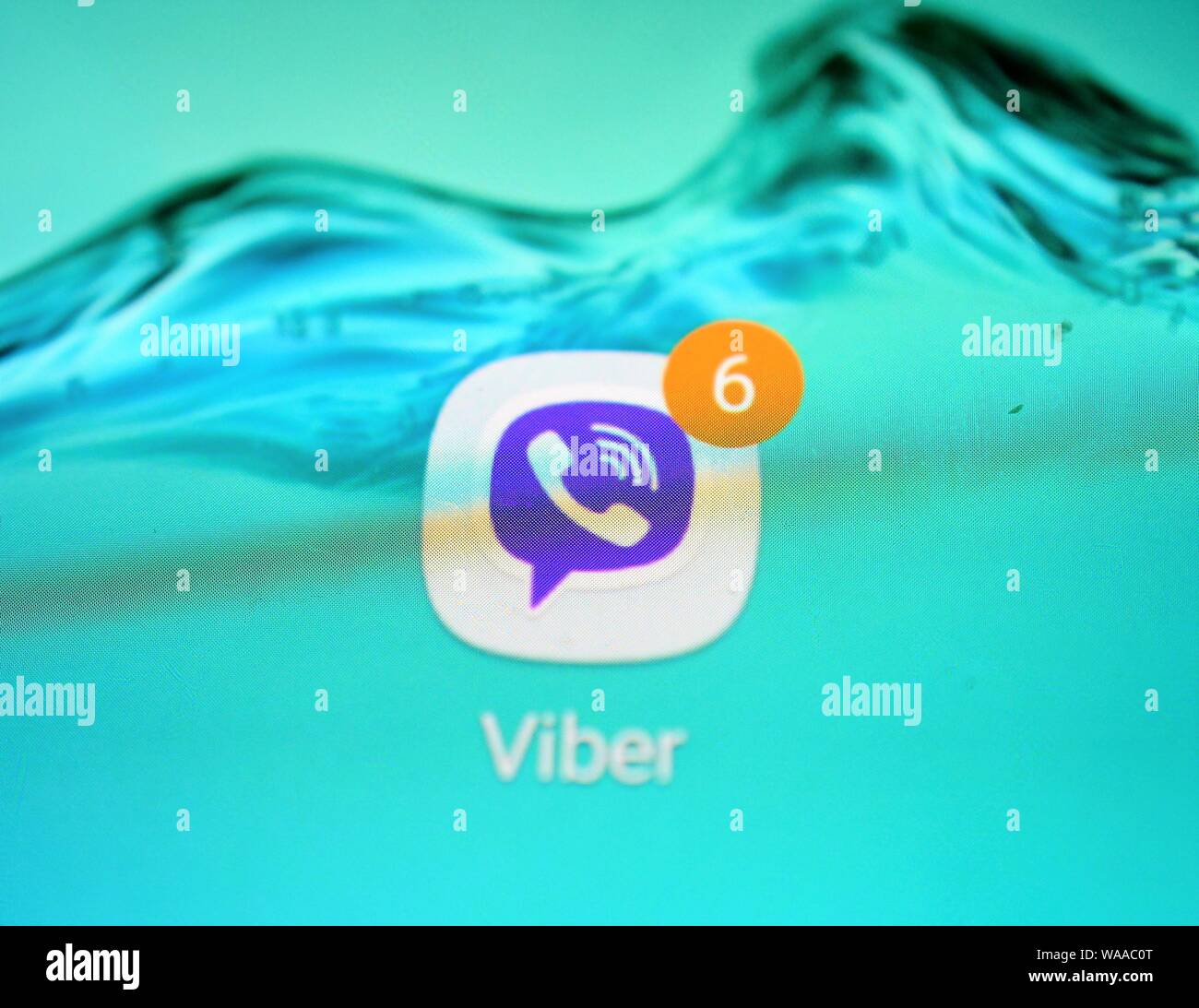 Viber icon hi-res stock photography and images - Alamy