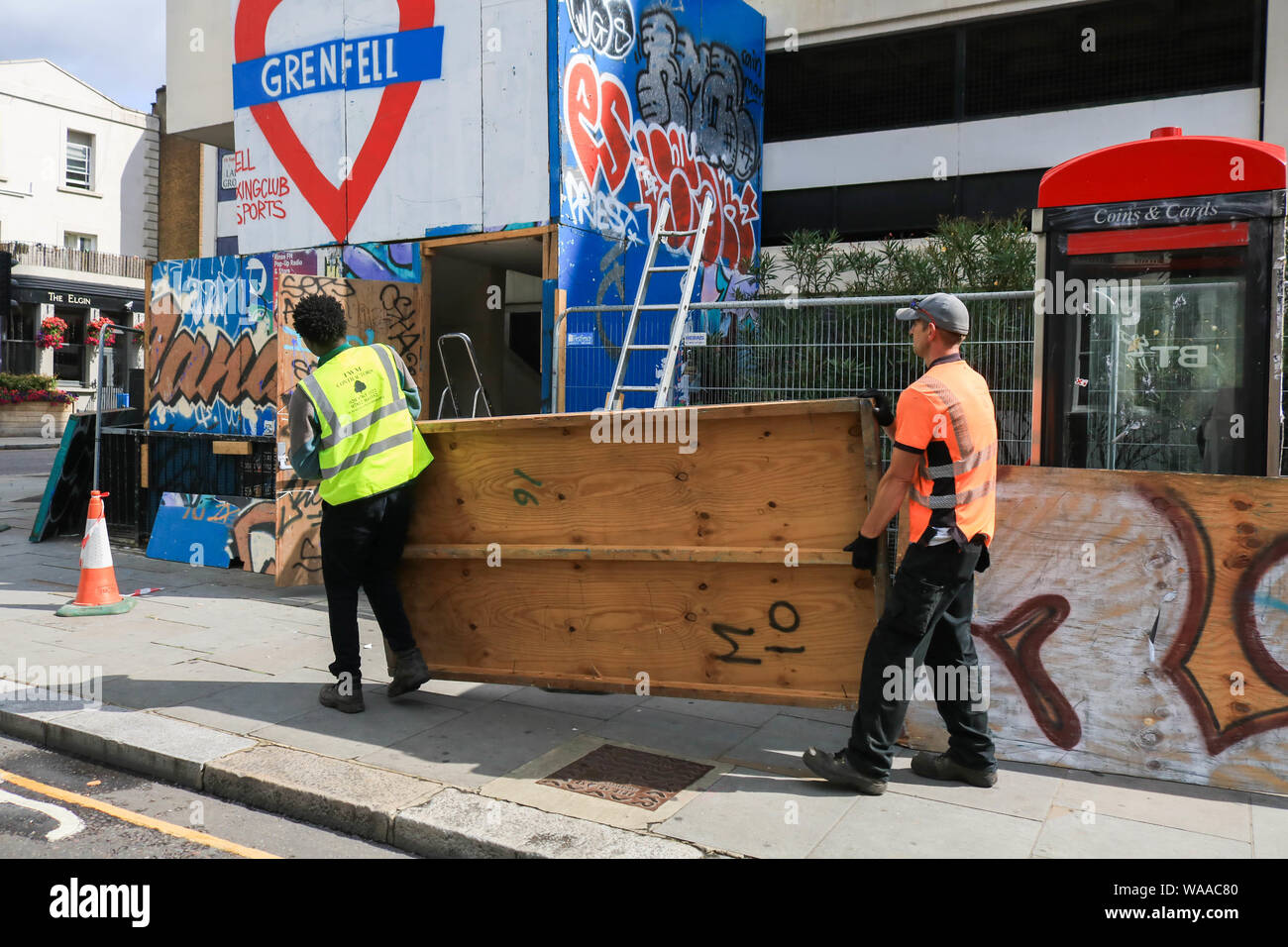 Notting Hill, London UK. 19th August 2019. A property in Notting Hill ...