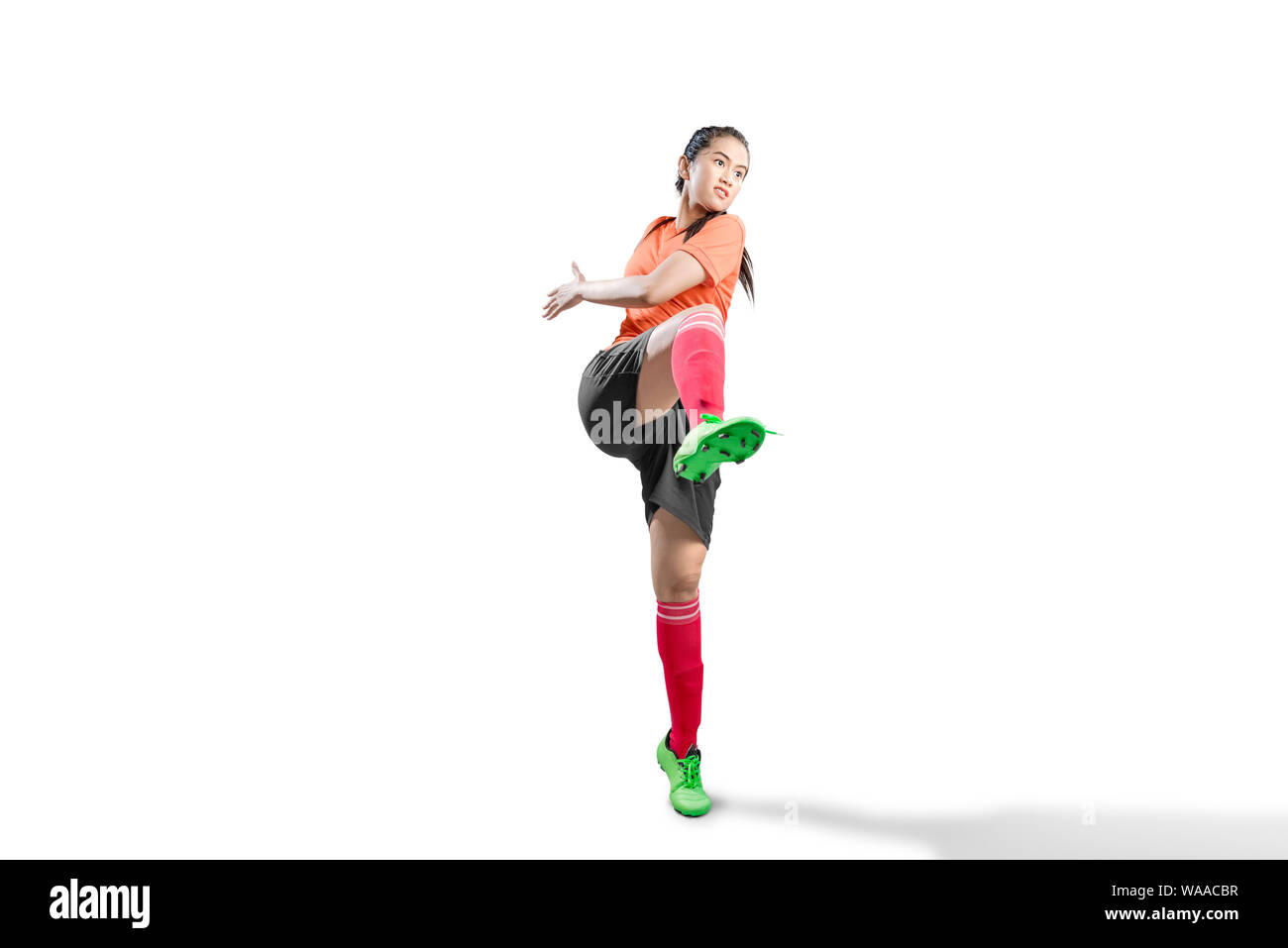 Female Kicking Poses