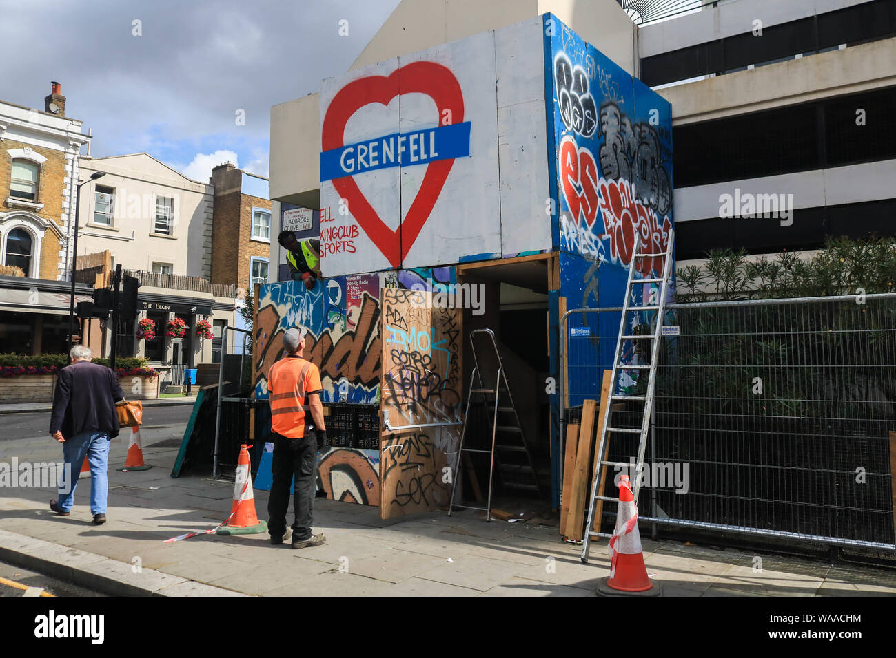 Notting Hill, London UK. 19th August 2019. A property in Notting Hill ...