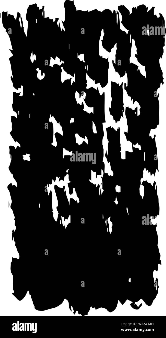 This is a illustration of hand-drawn short thick brush vertical line ...