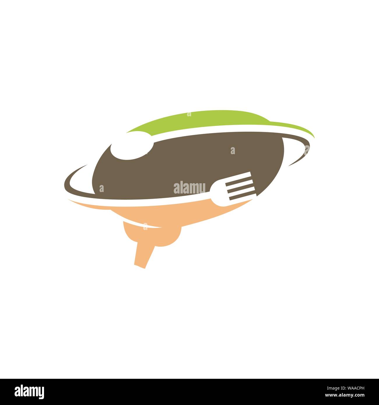 Restaurant Service Abstract Logo Template Symbol Icon Stock Vector ...