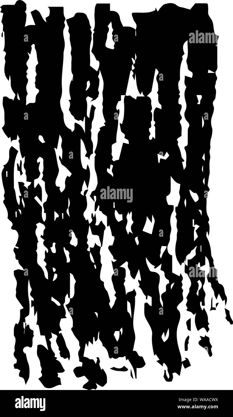 This is a illustration of hand-drawn short thick brush vertical line ...