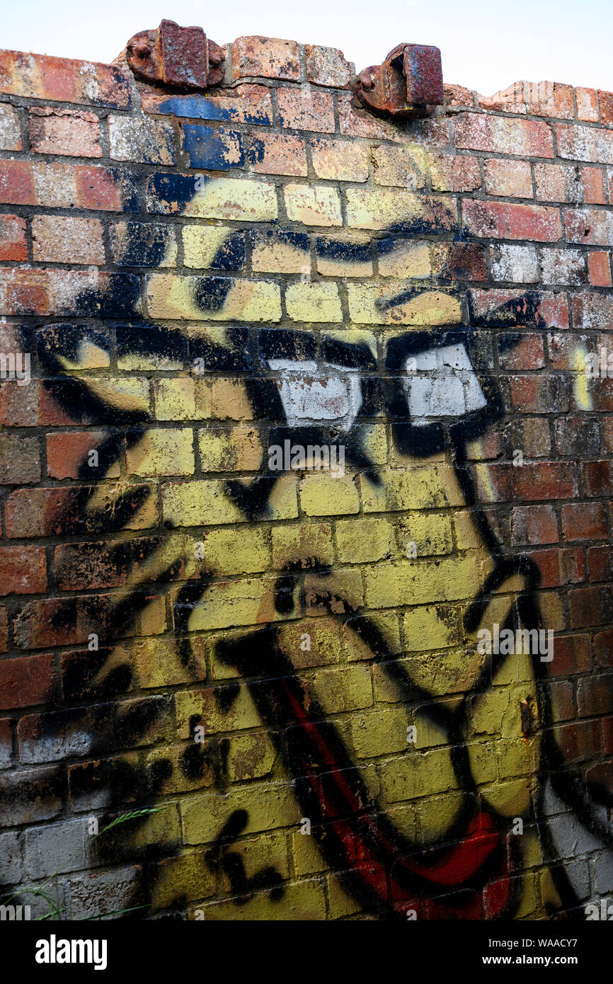 Cartoon graffiti face hi-res stock photography and images - Alamy