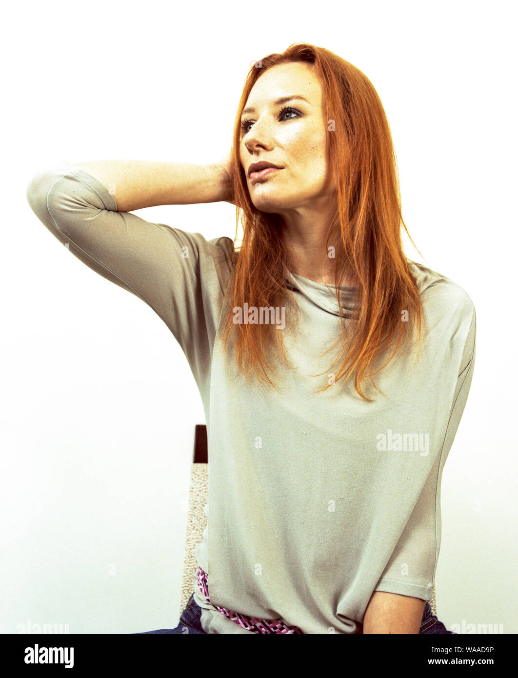 American singer songwriter Tori Amos photographed in London August 2001 ...
