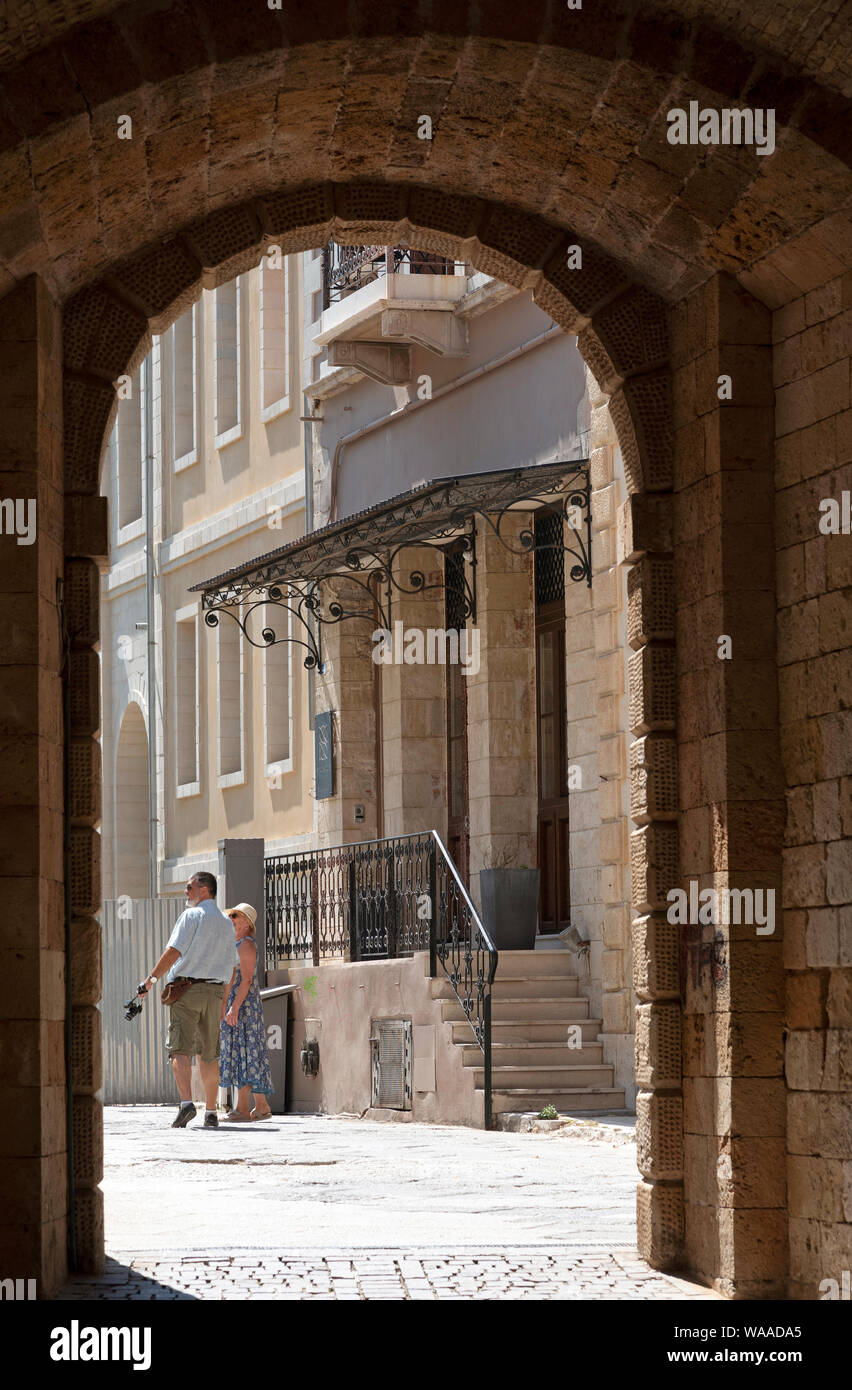 Chania crete steps hi-res stock photography and images - Alamy