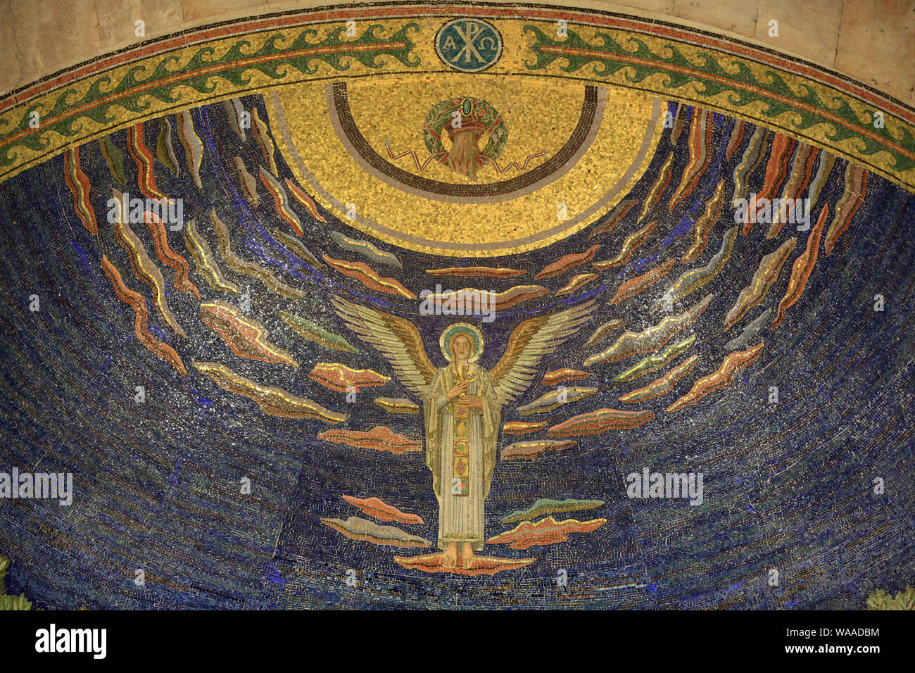 Christ in agony. The Church of All Nations, also known as the Church or ...