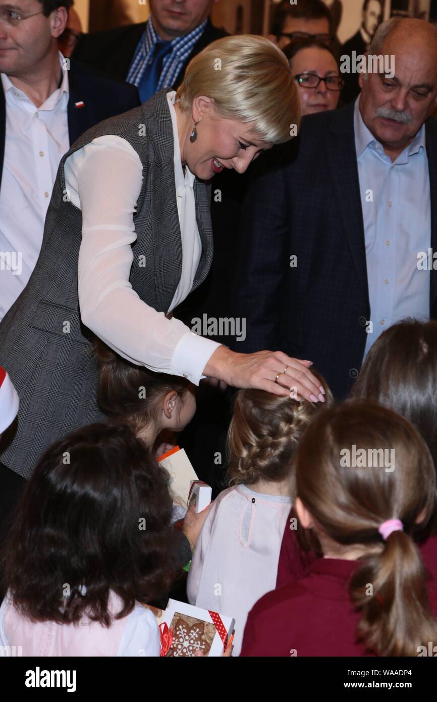 The First Lady Agata Duda - President of Poland Andrzej Duda`s wife ...