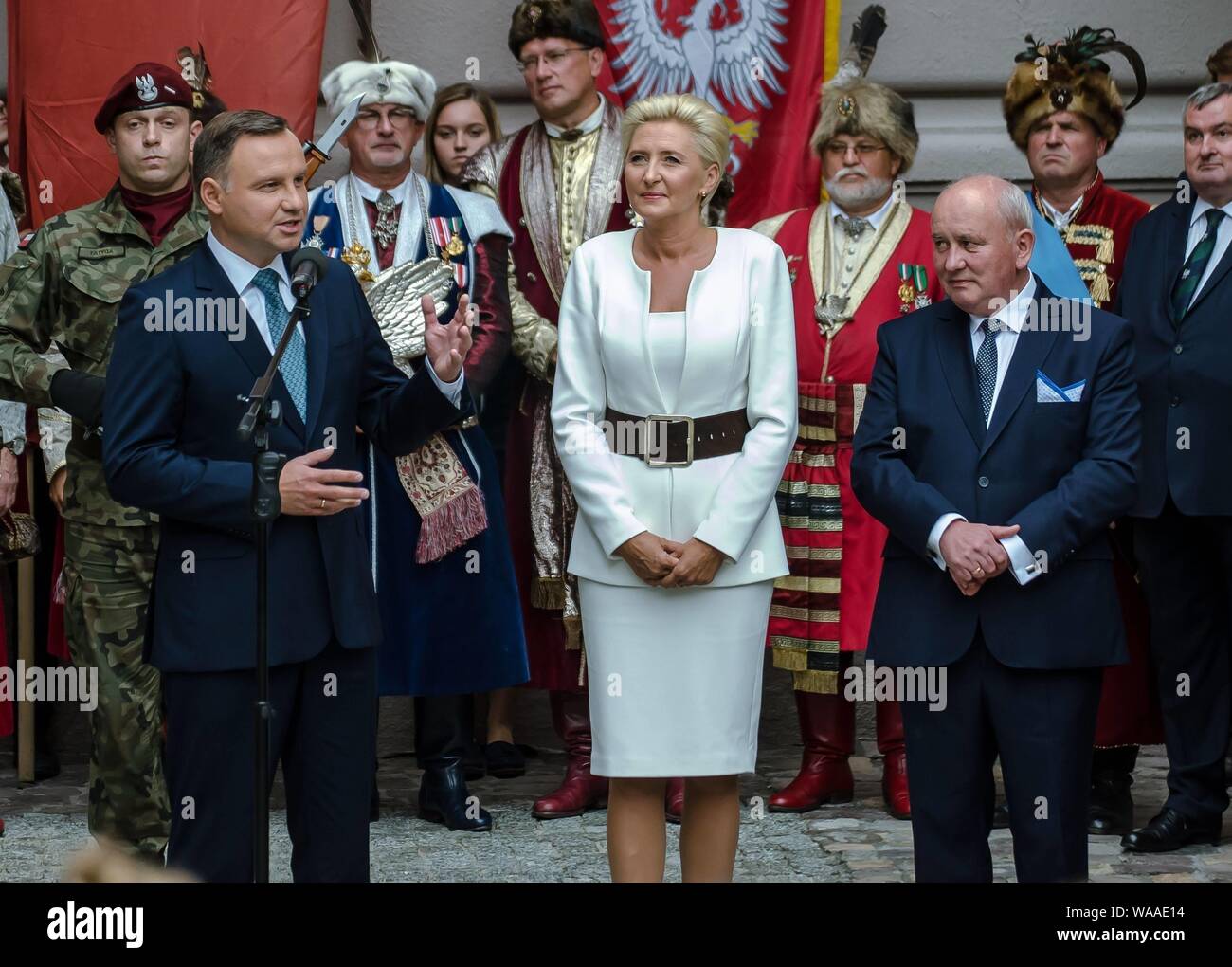 Presidential Couple - Andrzej Duda and Agata Duda Stock Photo - Alamy