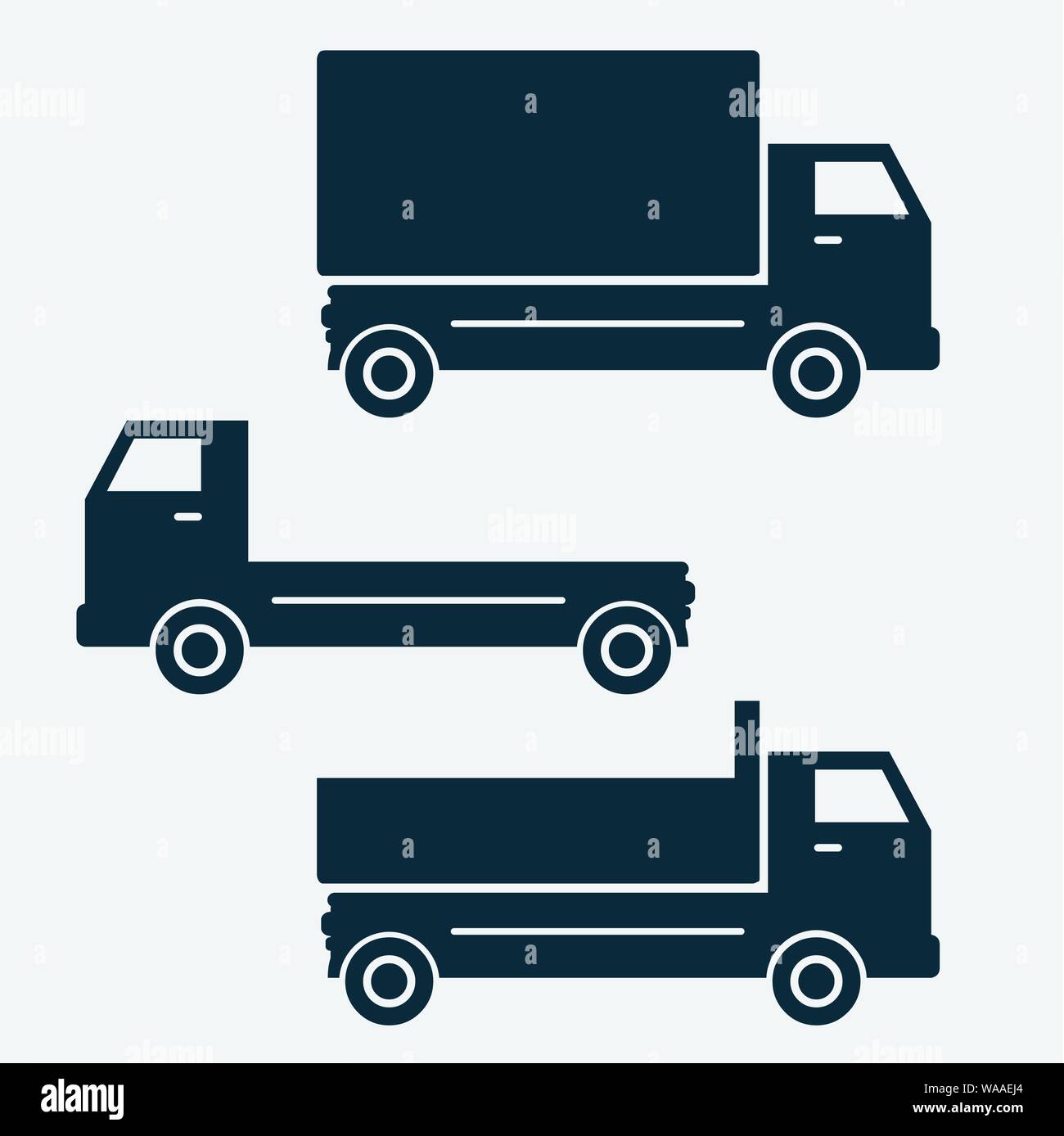 Truck icon Stock Vector Images - Alamy
