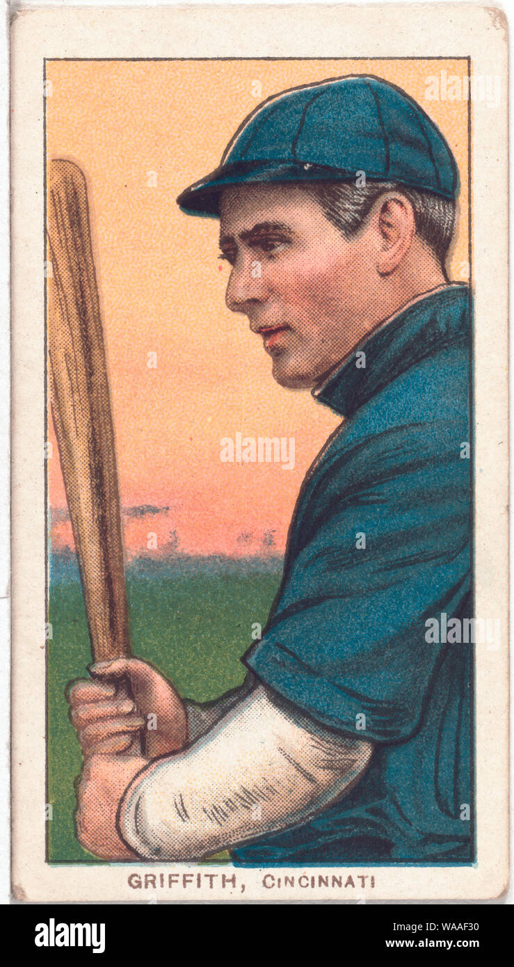 Clark Griffith, Cincinnati Reds, baseball card portrait Stock Photo - Alamy