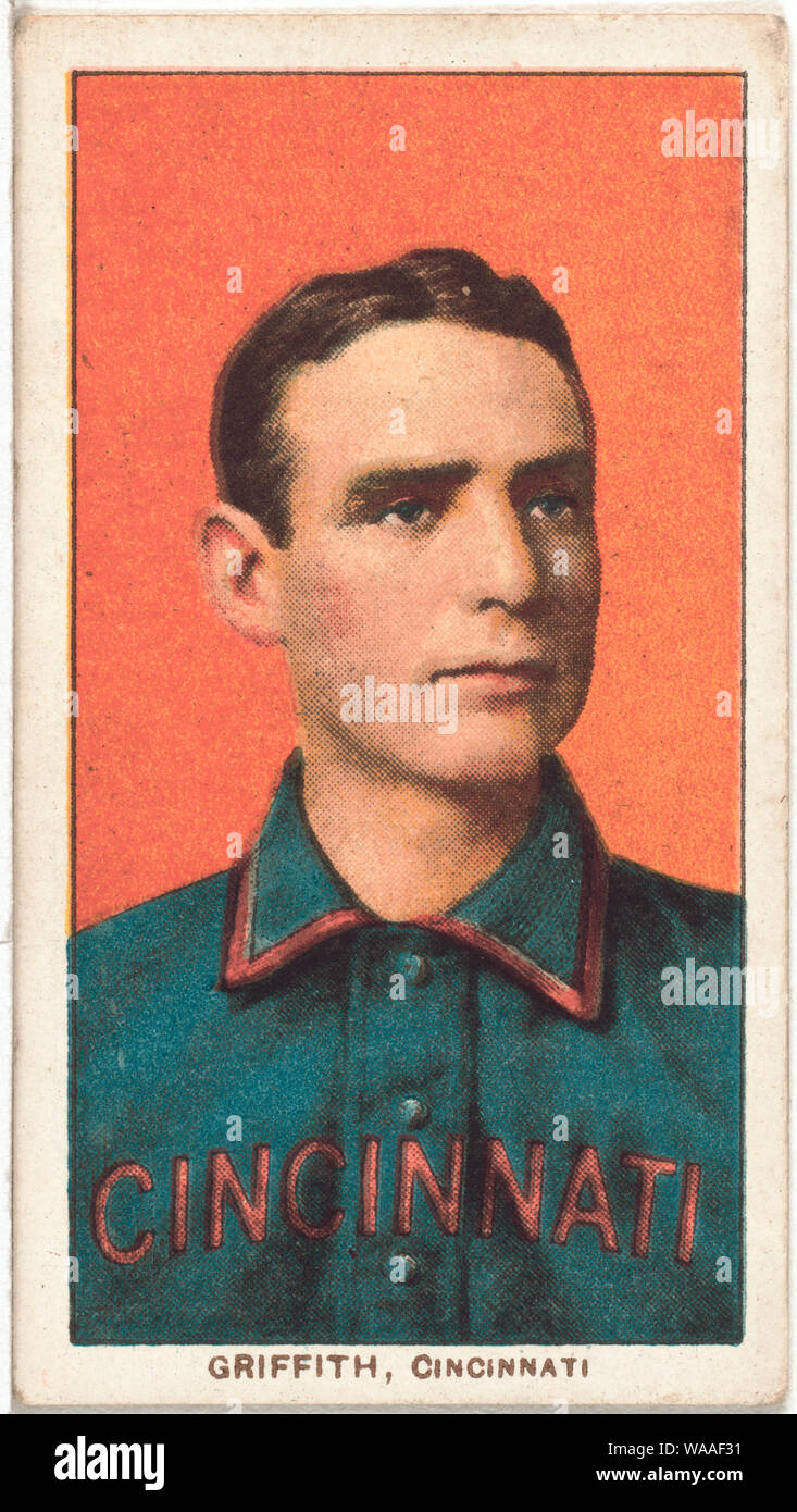 Clark Griffith, Cincinnati Reds, baseball card portrait Stock Photo - Alamy